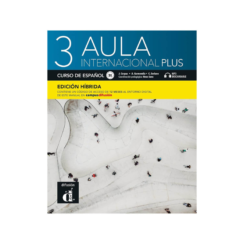 AULA INTERNACIONAL PLUS 3 (B1) - Hybride, učbenik za španščino