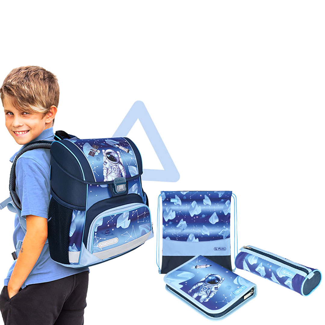 ŠOLSKA TORBA HERLITZ, LOOP, Cosmic Explorer - Kopija nova