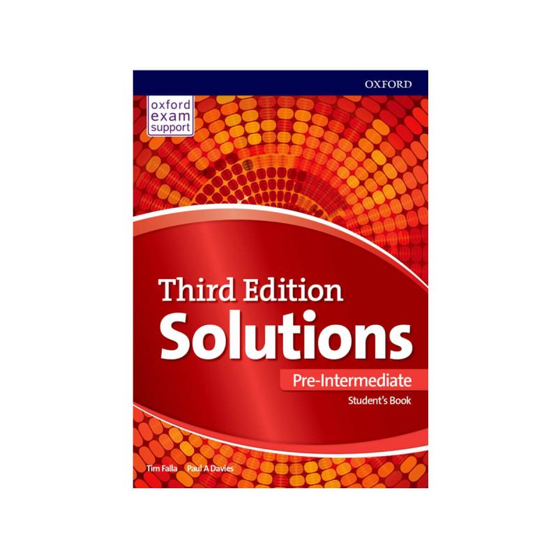 SOLUTIONS Pre-intermediate, učbenik za angleščino, 3. izdaja