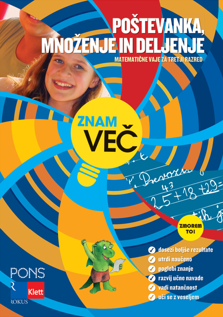 ZNAM VEČ - Poštevanka, množenje in deljenj, tretji razred
